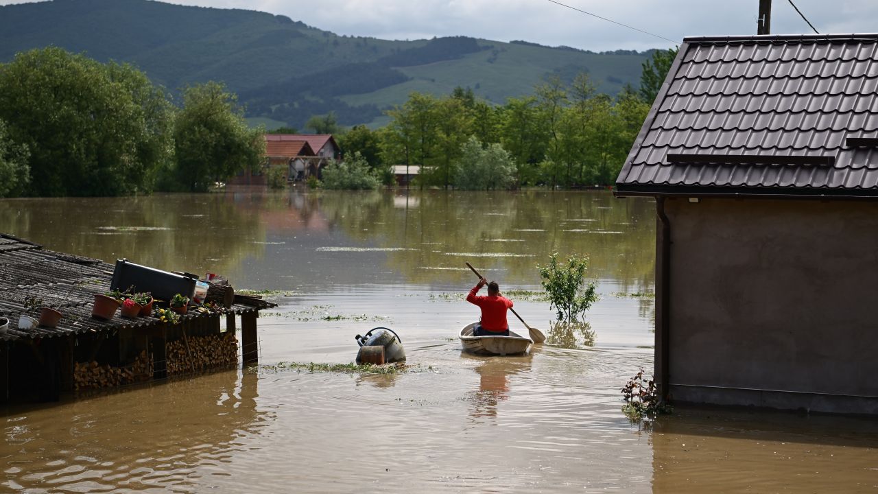 Romania’s worst flash floods in 50 years leave one dead, hundreds displaced