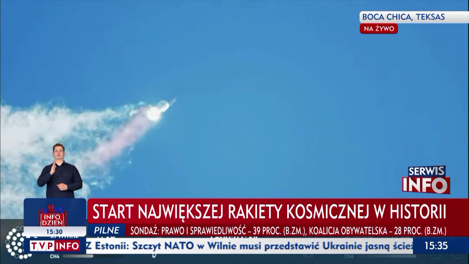Eksplozja rakiety SpaceX Starship