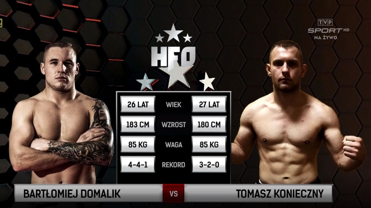 HFO: Aim High. Bartłomiej Domalik – Tomasz Konieczny (85 kg) [WALKA ...