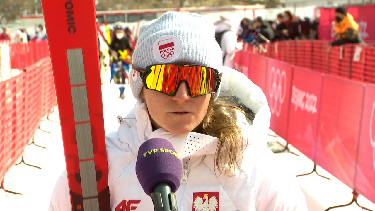 Pekin 2022. Maryna Gąsienica-Daniel oceniła występ w supergigancie na igrzyskach (WIDEO) | TVP SPORT