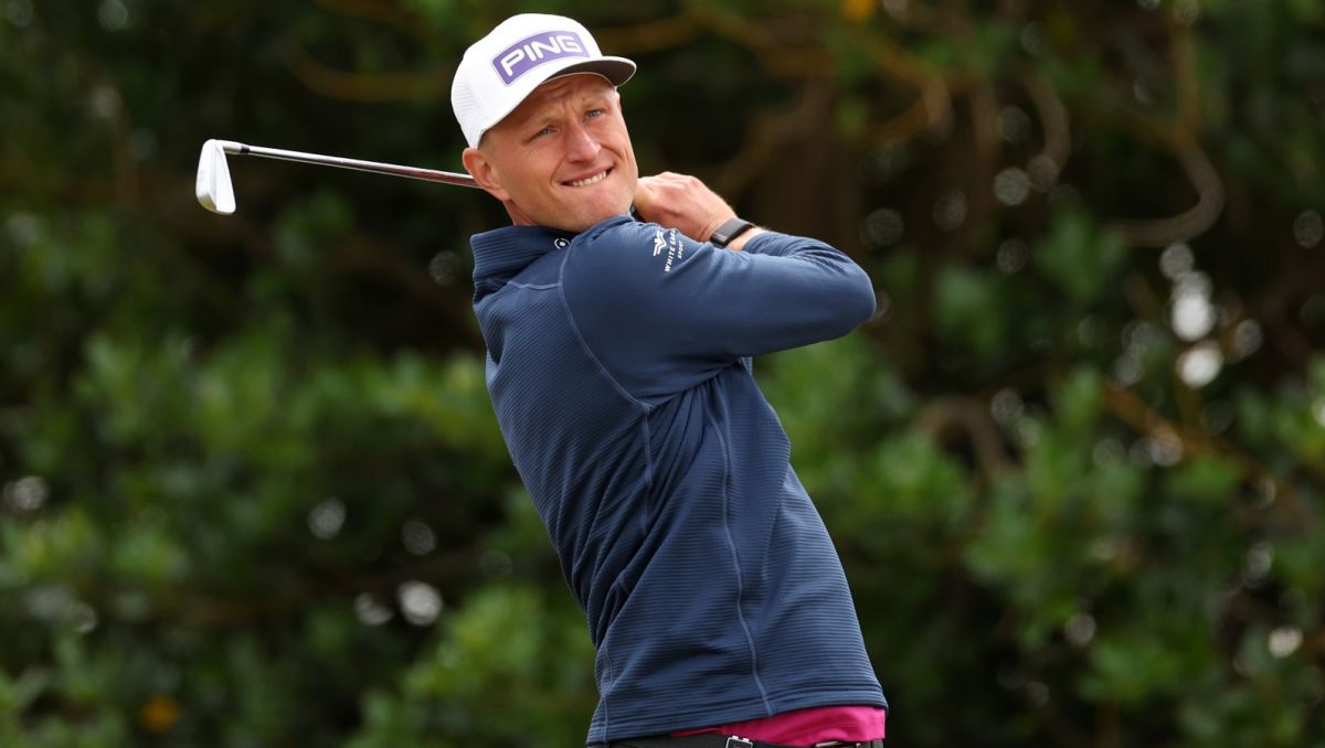 Adrian Meronk zaczął The Open. Po pierwszym dniu jest przed Tigerem ...