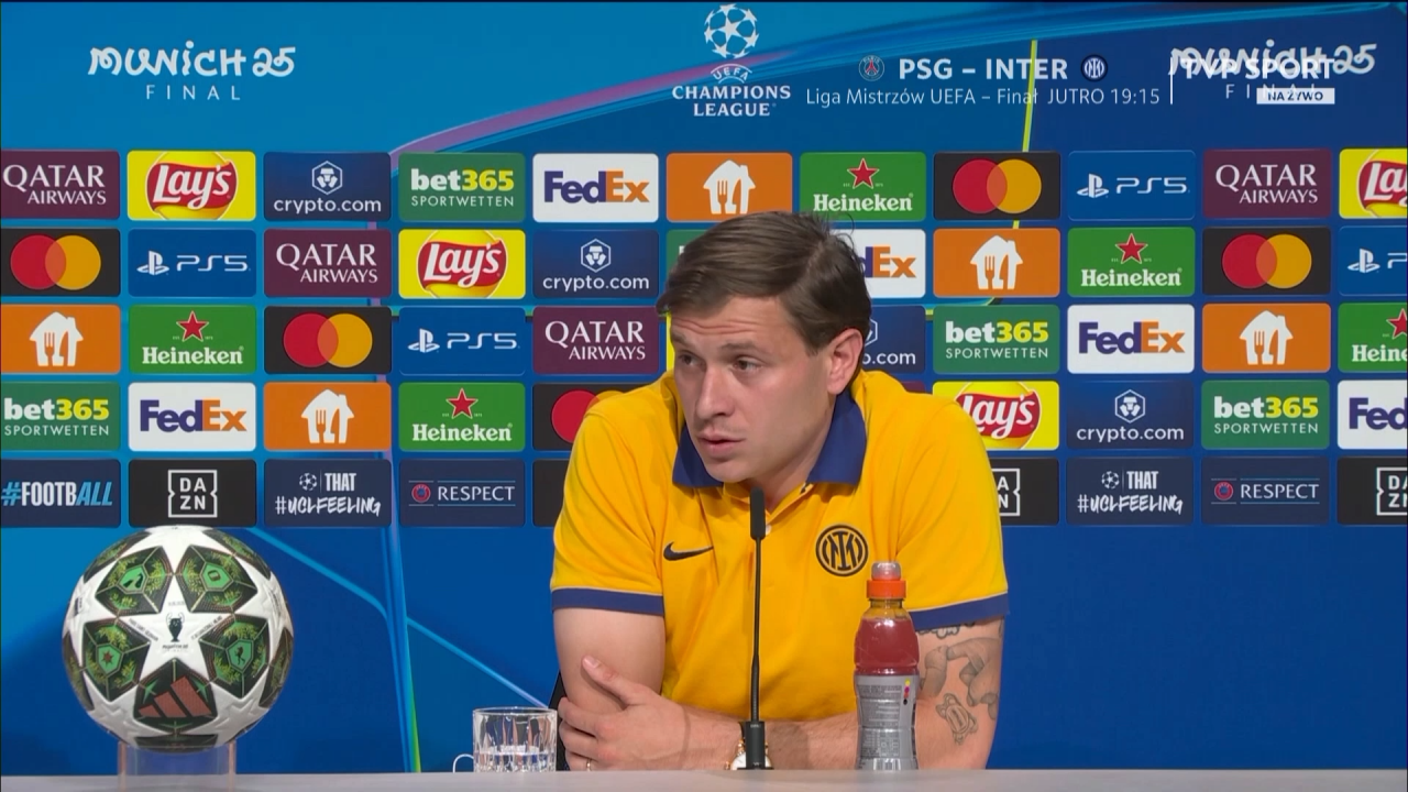 Finał LM, Inter – PSG. Nicolo Barella: Zieliński i Zalewski są zarówno ...