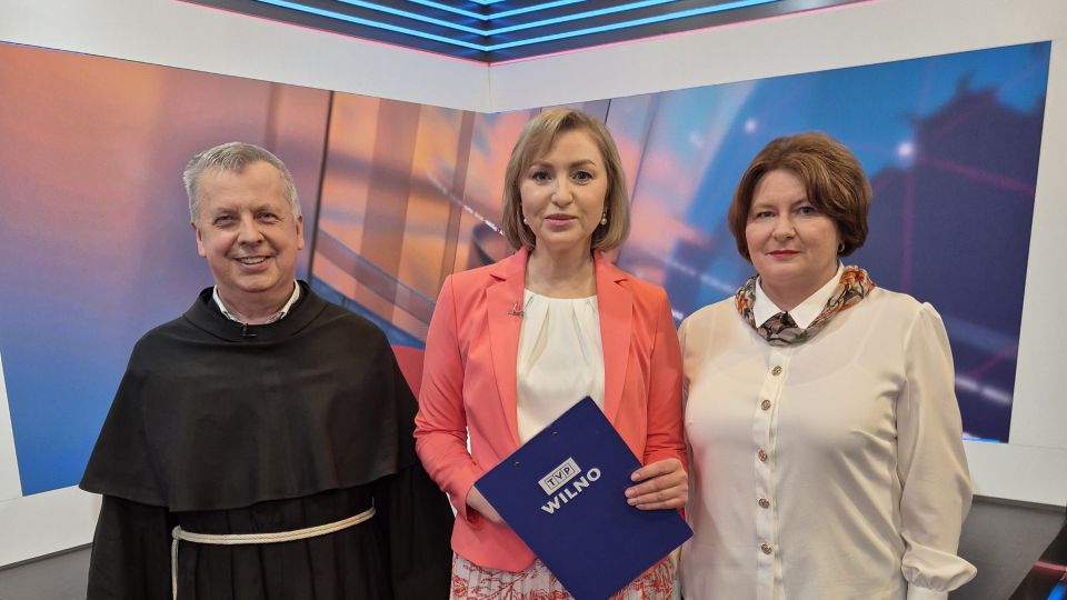 Studio Wilno 21.04.2025 - Monika Beata Urbanowicz i o. Józef Makarczyk