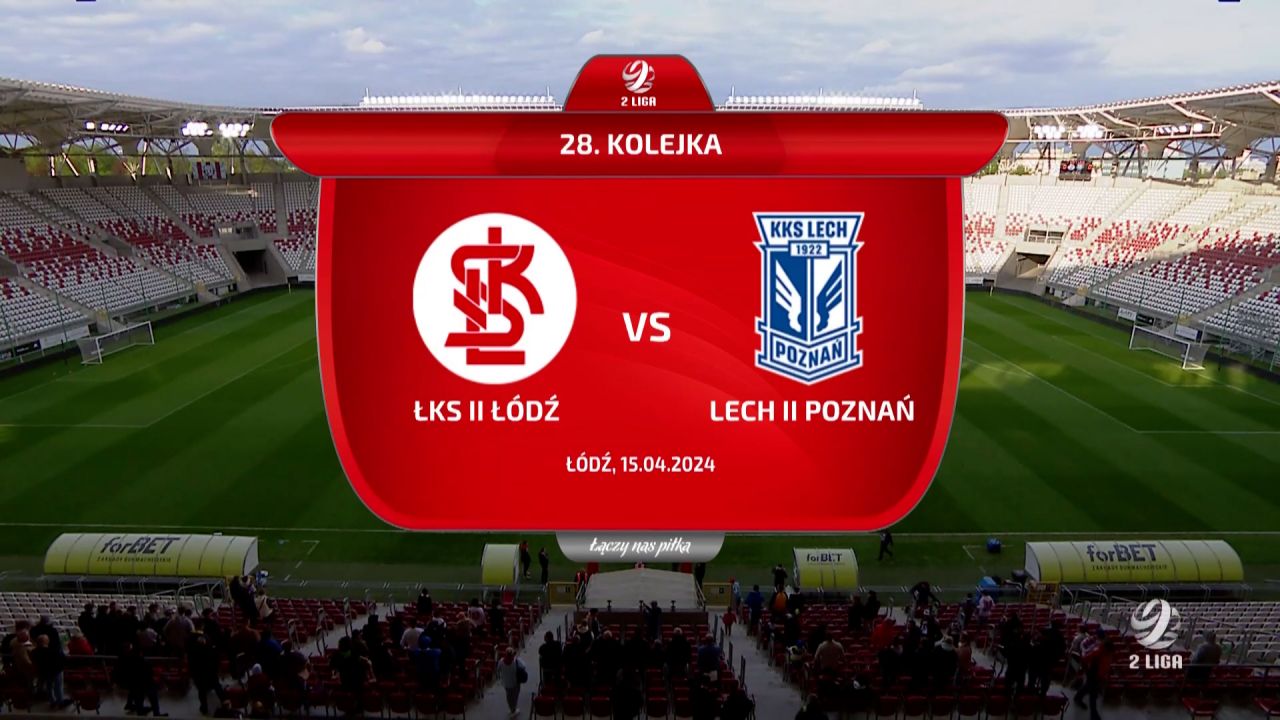 ŁKS II Łódź – Lech II Poznań. Piłka nożna, 2. liga, 28. kolejka [SKRÓT ...