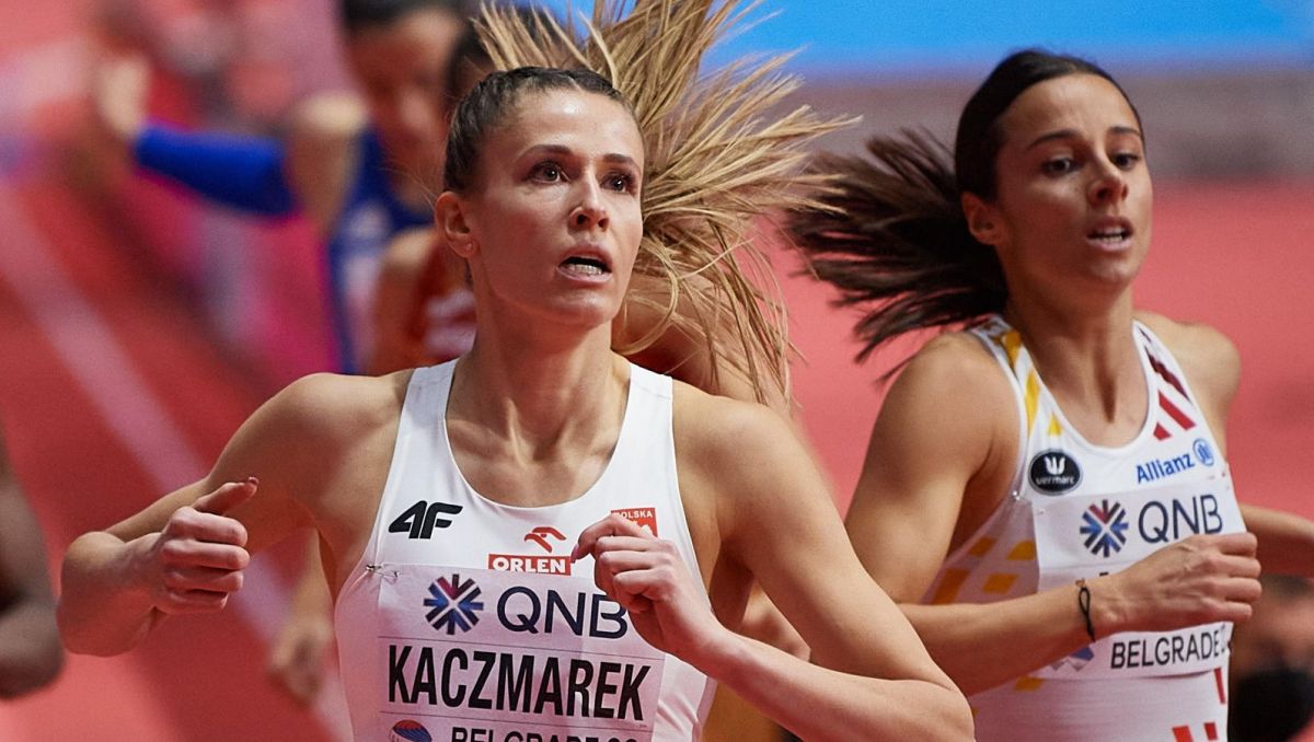 Lekkoatletyka: Natalia Kaczmarek pobiła rekord Polski w hali na 400 m | TVP SPORT